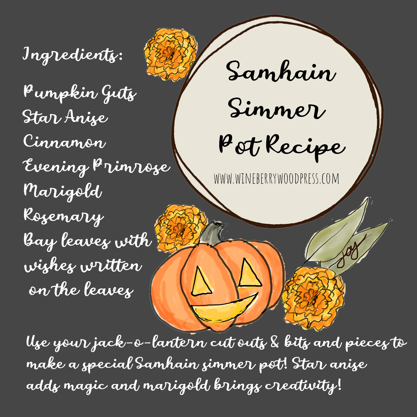 Samhain Simmer Pot – Wineberry Woods